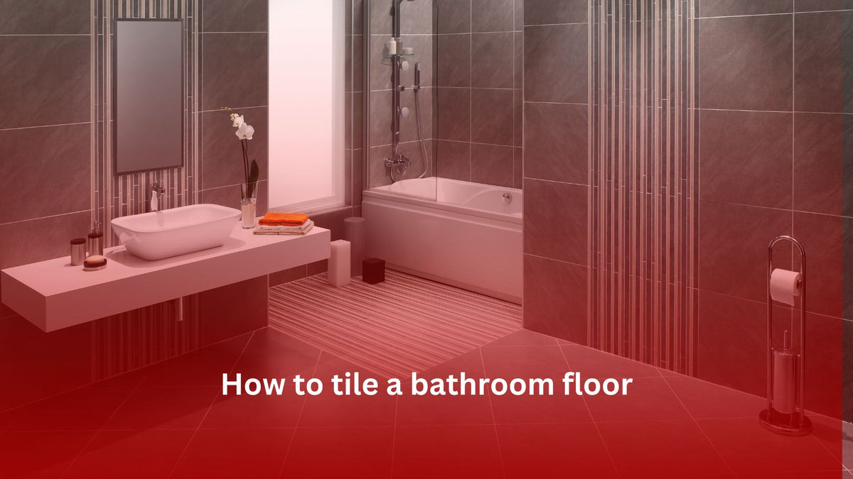 How to tile a bathroom floor – Tile Topia
