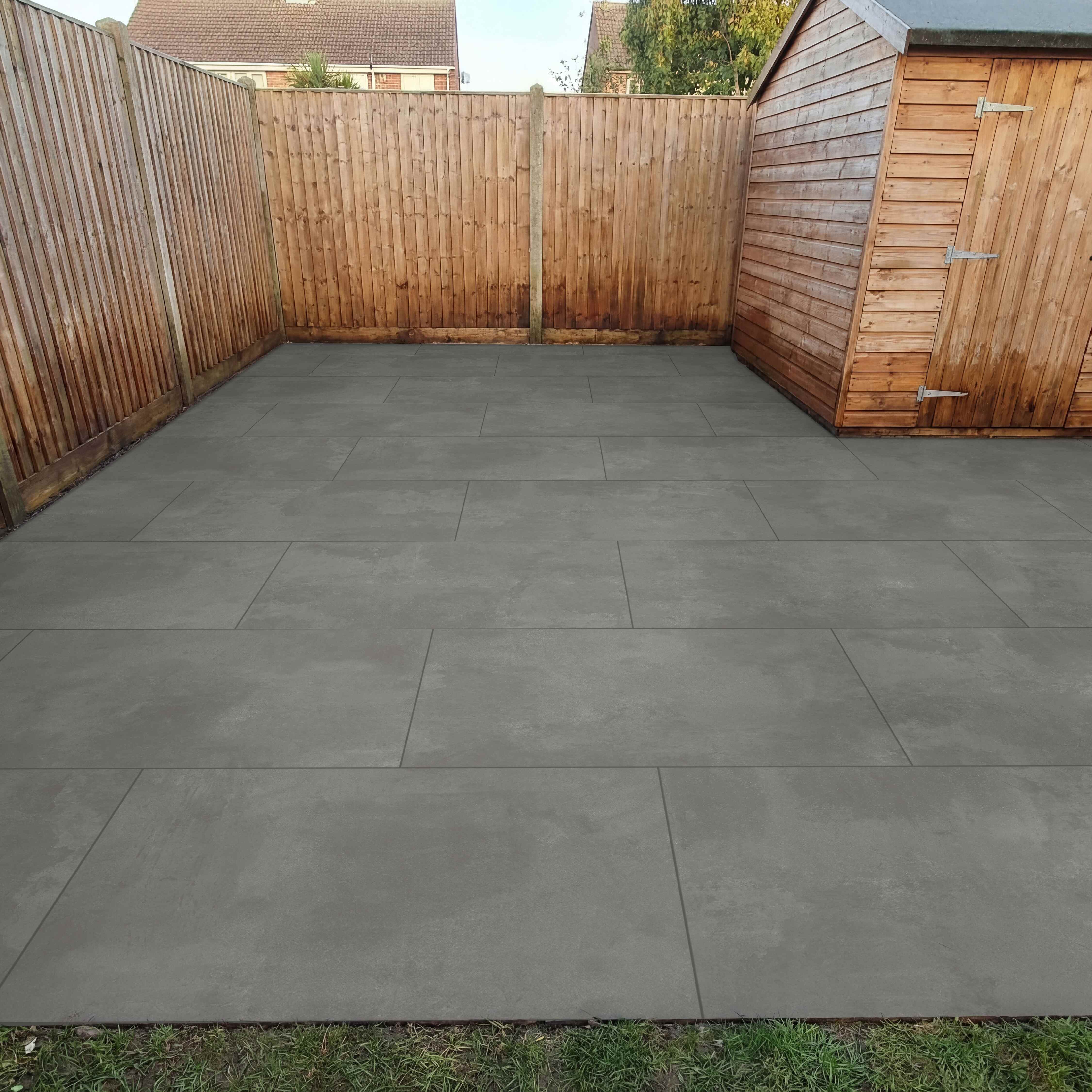 Cement Verde Outdoor Porcelain Paving Tiles 600x900mm R11 Anti‑Slip 20 ...