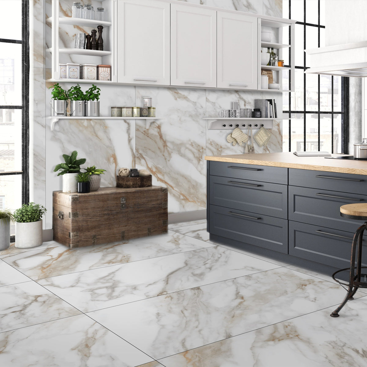 Golden Dune Marble Matt Porcelain 60x120cm Wall and Floor Tiles – Tile ...