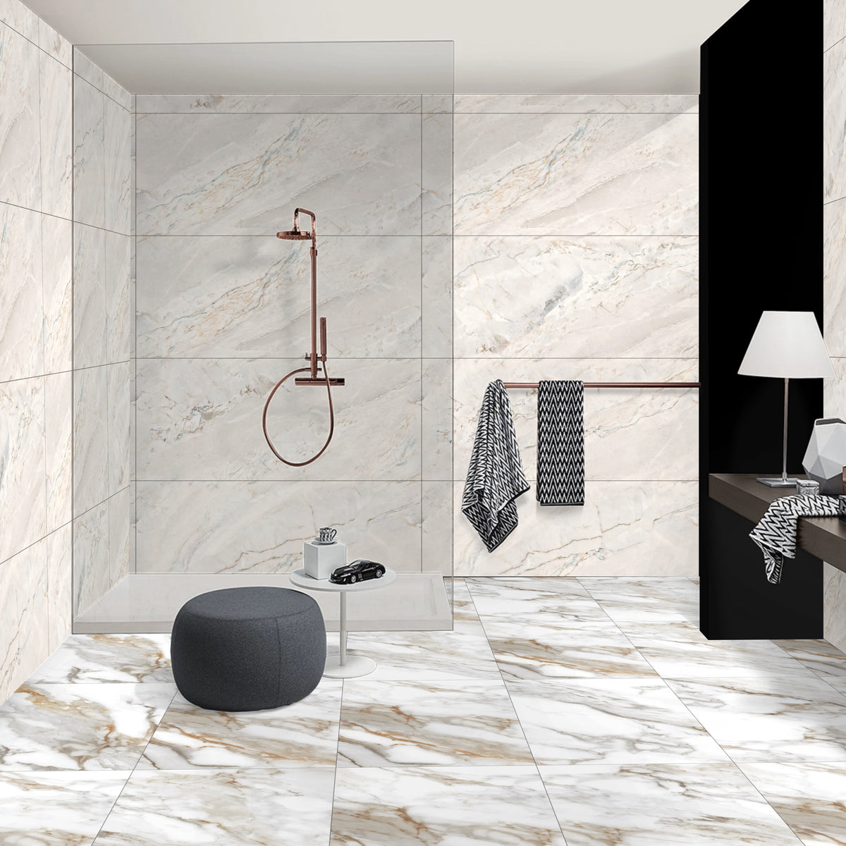 Lunar Pearl White Matt Porcelain 60x120cm Wall and Floor Tiles – Tile Topia