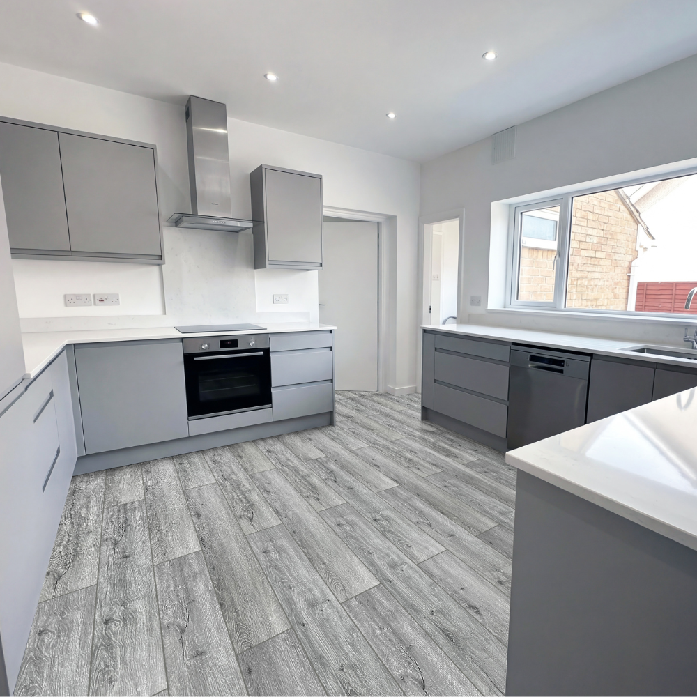 Silver Ash Oak SPC Click Flooring 182 × 1220 mm – Tile Topia