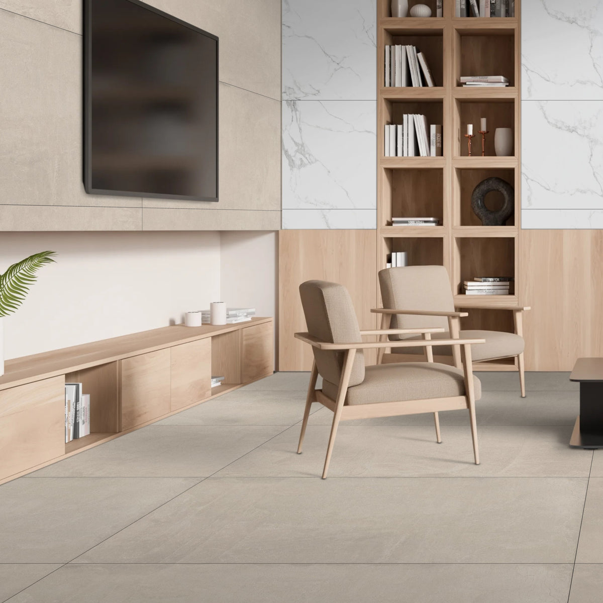 Slate Beige Sugar Effect Porcelain 60x120cm Wall and Floor Tile – Tile ...