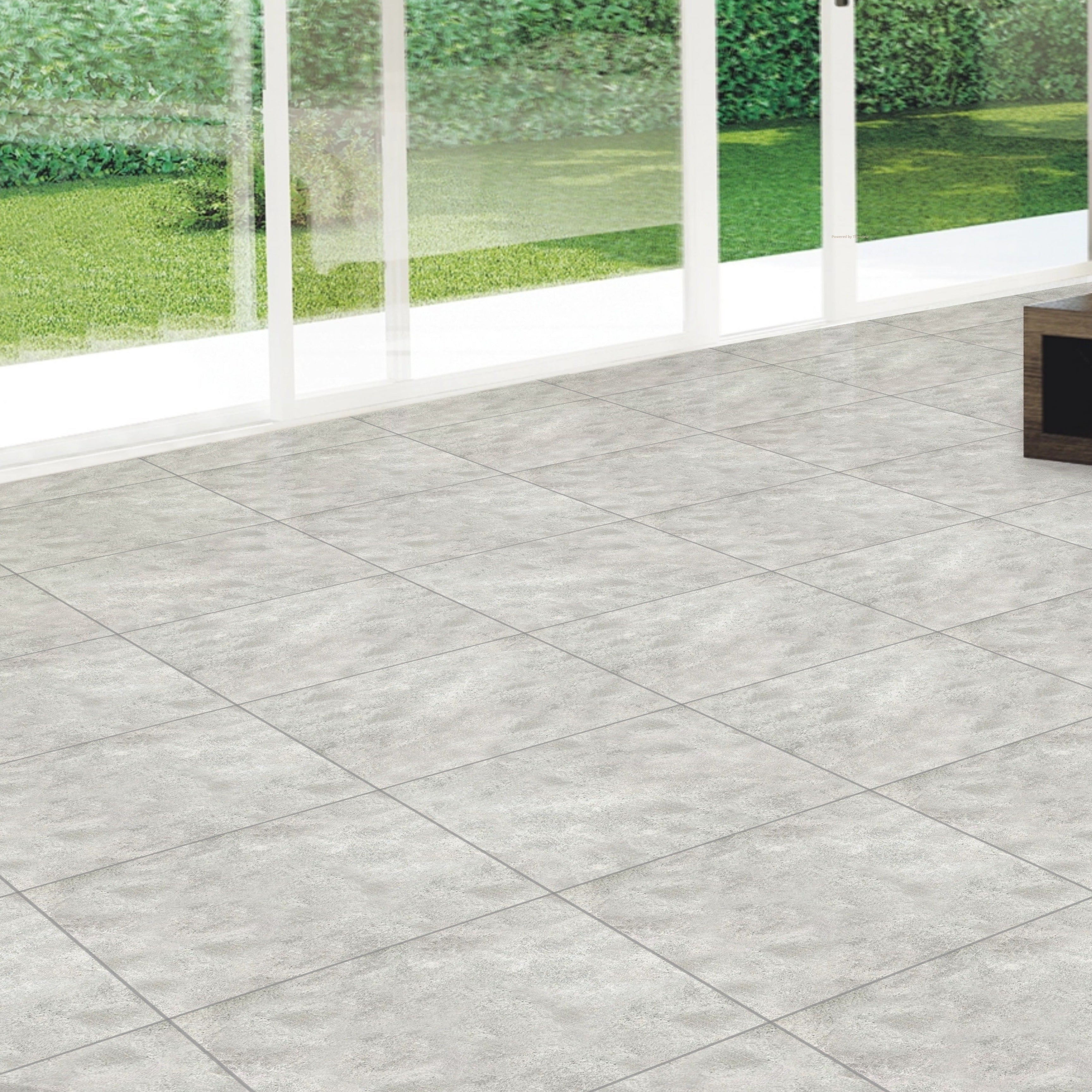 Stormstone Grey Textured Porcelain 60X60cm Wall and Floor Tile