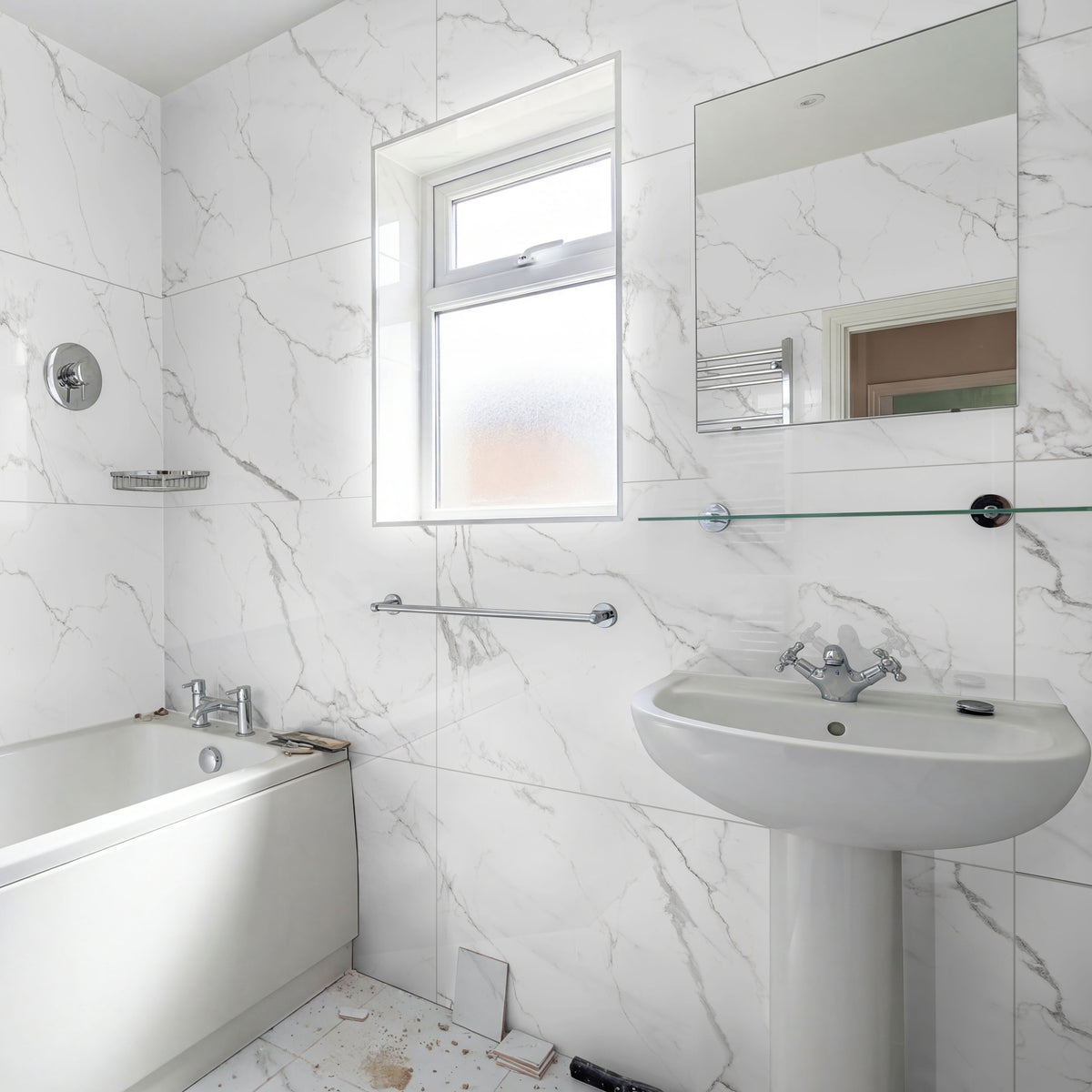 Timeless Satwario Gloss Porcelain 60x120cm Wall and Floor Tiles – Tile ...